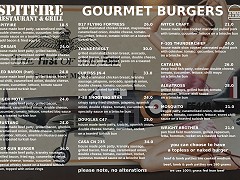 Spitfire Restaurant and Grill | Burger Bar Rosebud | Spitfire Resturant ...