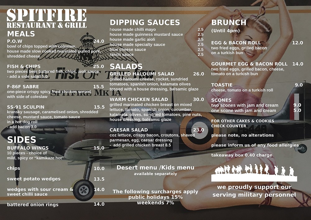 Spitfire Restaurant and Grill | Burger Bar Rosebud | Spitfire Resturant ...